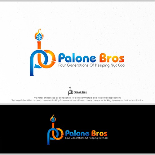 Create a Clean, Cool and Fresh Logo for Palone Bros. Air Conditioning ...