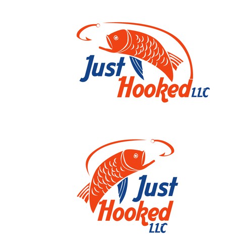 Just Hooked LLC**Be the business front Logo designer for my startup ...