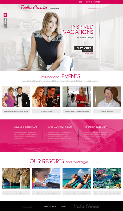 FABULOUS CANCUN VACATION! BONUS! | Web page design contest