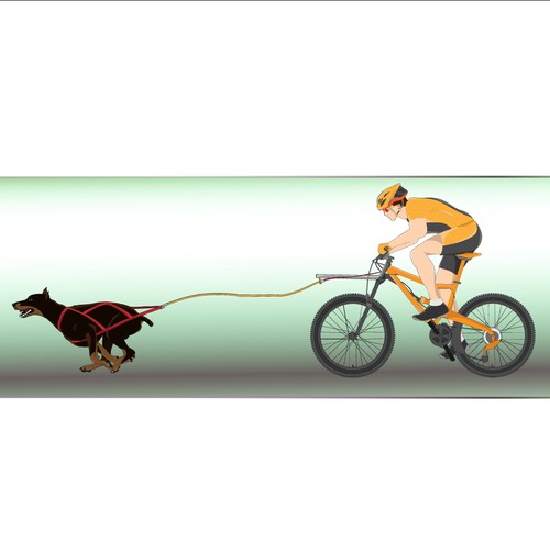 Design a thrilling illustration for dog pulling activities - Let the ...