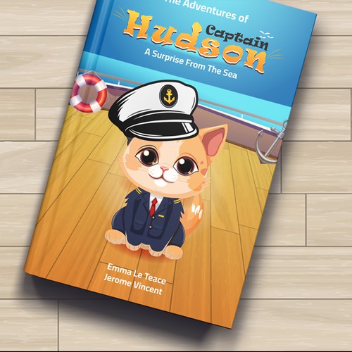 Designs | Children's Book about Cruise Ship Captain Cat | Book cover ...