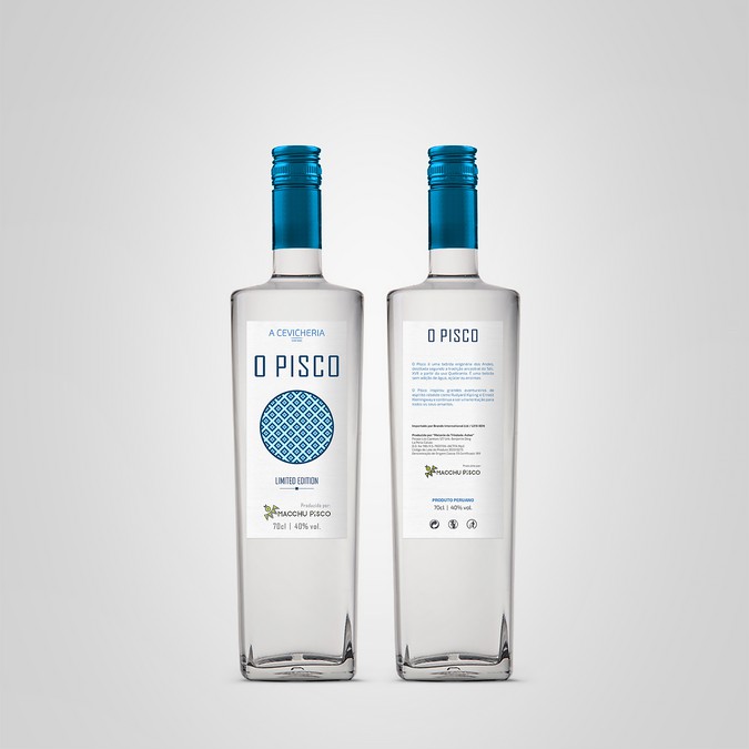 O Pisco - A Cevicheria | Product label contest