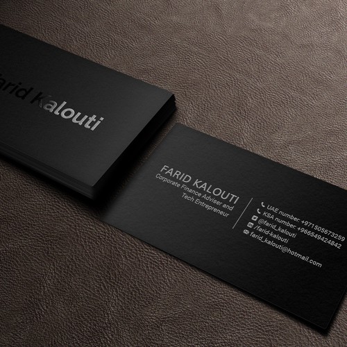 Design a sleek and professional personal business card | Business card ...
