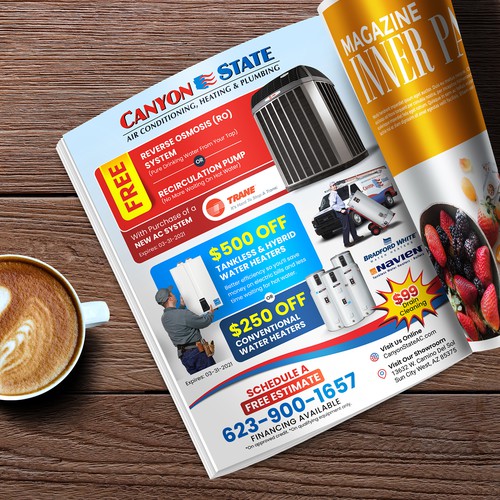 Designs | Simple Fun Magazine Ad With Wireframe and Images Included ...