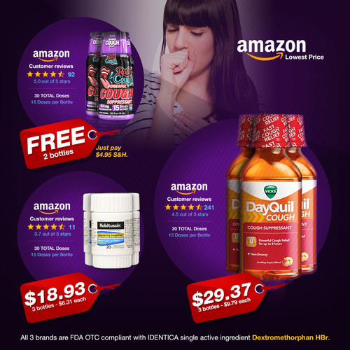 RoboCough price comparison ad | Postcard, flyer or print contest