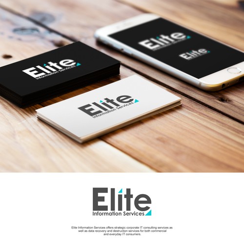 Design a modern logo and business card for Elite Information Services ...