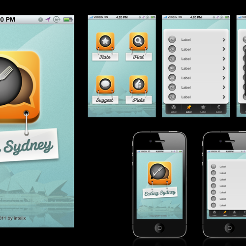 iPhone App Design: Graphics, Icons, Layout, Colors | Other Graphic ...