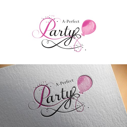 Party Event/Design company needing festive, but elegant look/logo ...