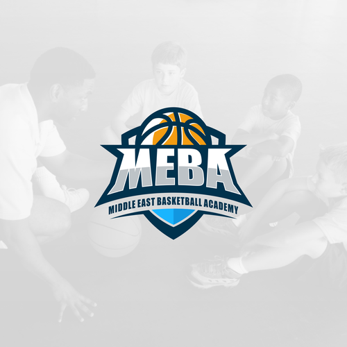 Design a powerful basketball logo for the Middle East Basketball ...