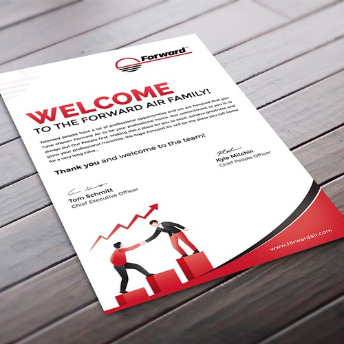 Welcome Letter | Card or invitation contest