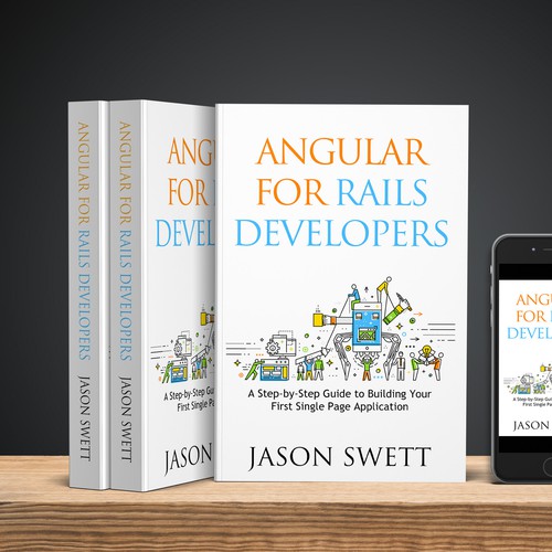 Design a professional-looking technical book cover | Book cover contest