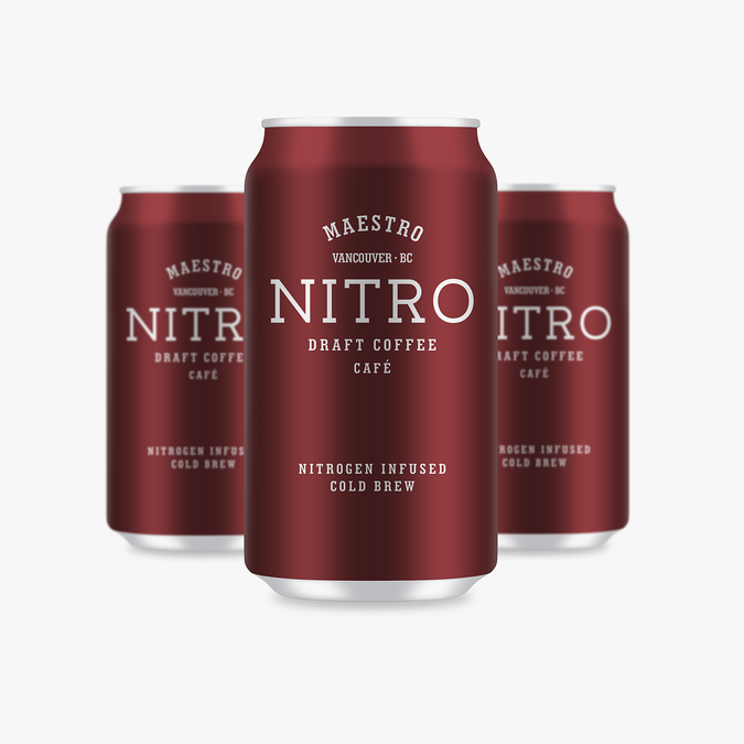 Design a killer clean label for a Nitro Cold Brew Coffee launching ...