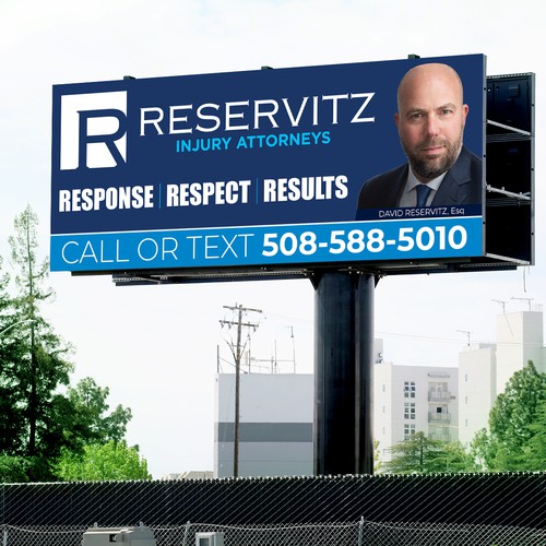 Designs | Personal Injury Billboard | Signage contest