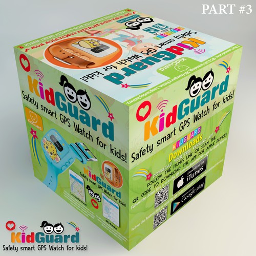 Creativity needed here. packaging for GPS watch for Kids | Product ...