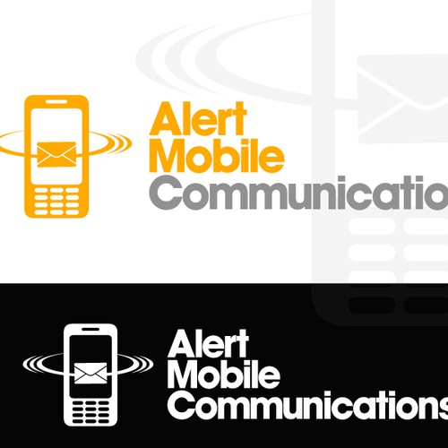 Alert Mobile Communications Logo Design | Logo design contest
