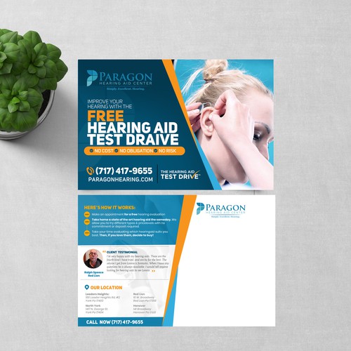 Hearing Aid Postcard | Postcard, flyer or print contest
