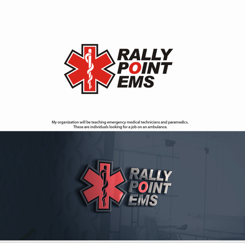 Emergency Medical Services EMT / Paramedic Training Logo | Logo design ...
