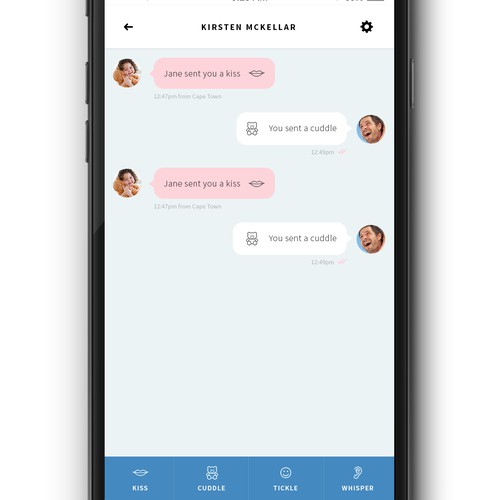 Modern, Sleek Chat Application | App design contest