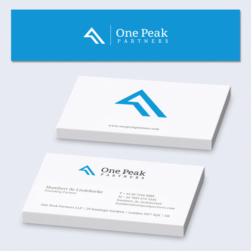 Help One Peak Partners with a new logo and business card | Logo ...