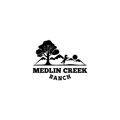 Medlin Creek Ranch logo | Logo & brand identity pack contest