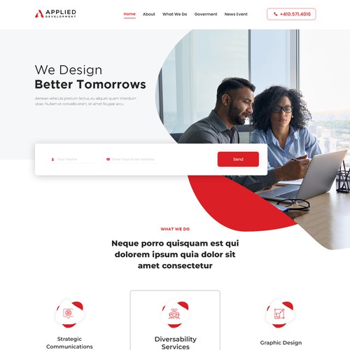 Designs | AD WordPress Template | WordPress theme design contest