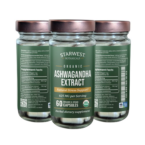 Designs | Organic Herb Capsule Label Design | Product packaging contest