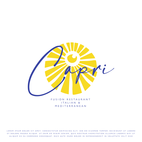 Designs | “The Neighborhood Gem” Italian island Capri restaurant logo ...