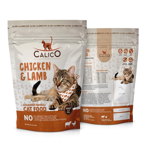 CALICO need a design for dry cat food bag (2kg) | Product packaging contest