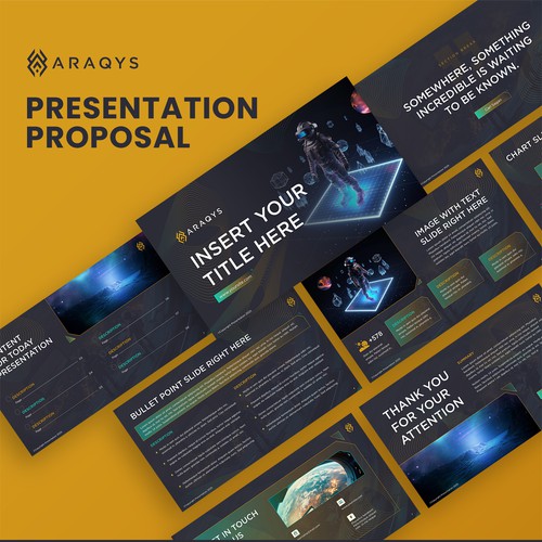 Powerpoint template design for newspace company | PowerPoint template ...