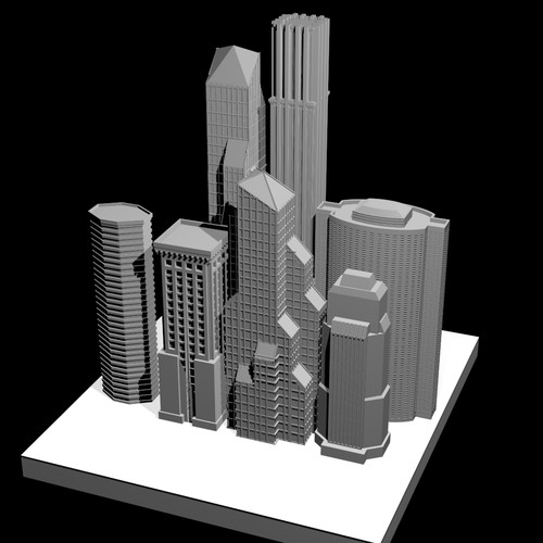 Quick N Easy 3D Buildings Please : ) | Illustration or graphics contest