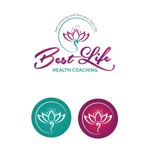 Fresh and Inspiring Branding for a Health Coach | Logo & brand identity ...