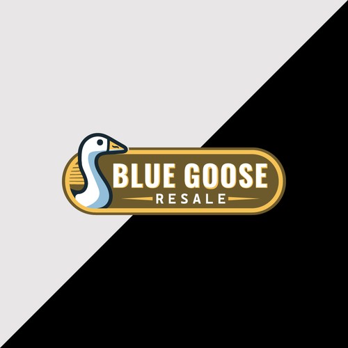 Designs | Create a Vintage-Modern Logo for Blue Goose Resale | Logo ...