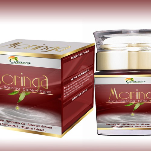 Moringa Antiageing Face Cream | Product packaging contest