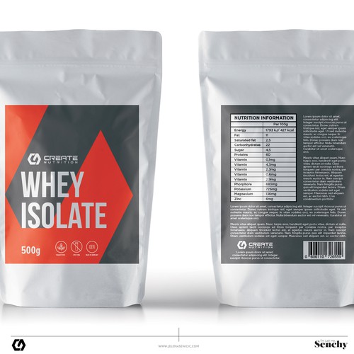 Good design of a pouch for premium sport supplements! | Product ...