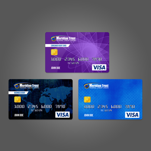 Looking for Debit Card Designs, Need 3 different versions | Other ...