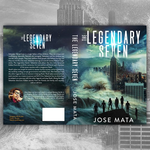 Designs | The Legendary Seven | Book cover contest
