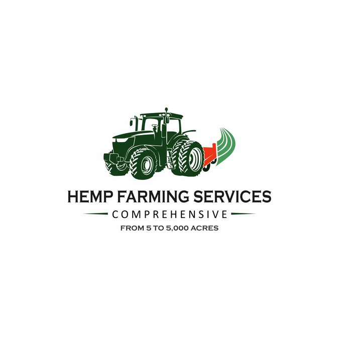 Clean and Simple Hemp Farming Services Logo | Logo design contest