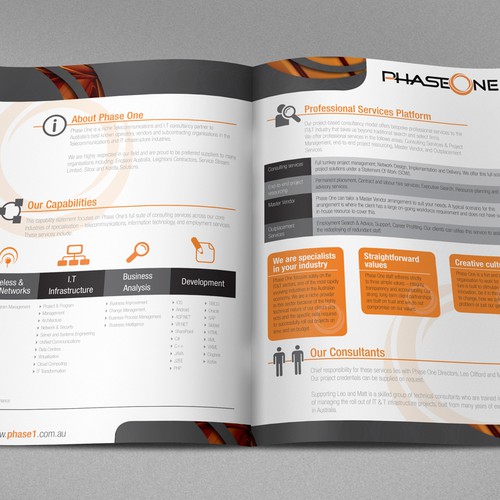 Designs | Create the next brochure design for Phase One Consulting ...