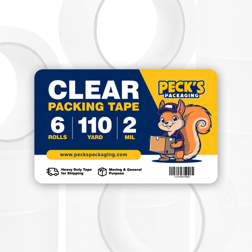 Designs | Packing Tape Brand Label | Product label contest