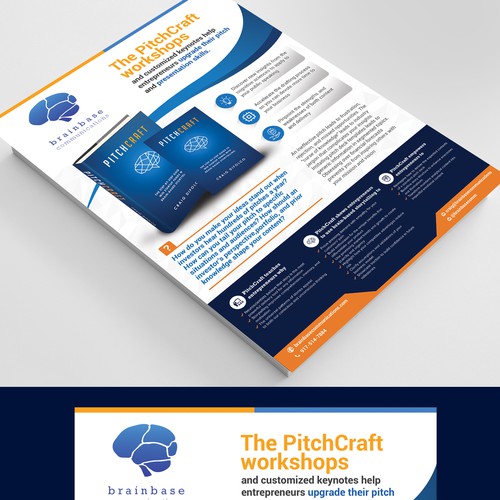 Design a One-Pager for a Startup Pitch Workshop | Postcard, flyer or ...