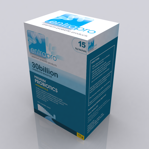 Premium probiotic product box design | Product packaging contest