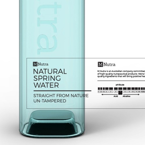 ALKALINE Bottle Water Design | Product label contest