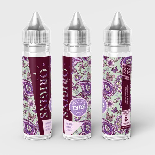Designs | Identité visuelle gamme e-Liquides | Product label contest
