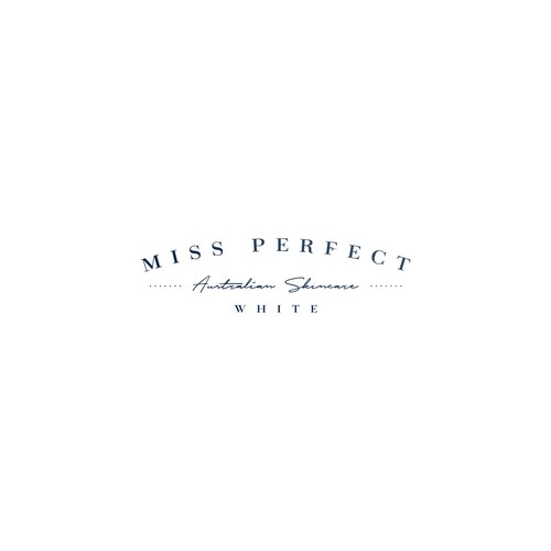 Design a logo for a new skincare range “Miss Perfect White” | Logo ...