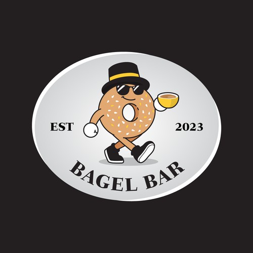 Designs | Design a mascot logo for a bagel store | Logo design contest
