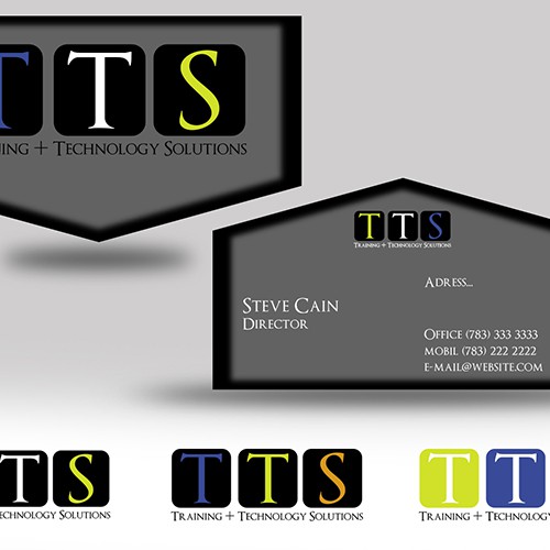 TTS = New Training + Technology Solutions company that need fresh bold ...