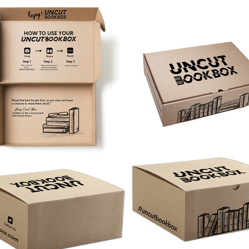 Design a YA Book Subscription Box | Product packaging contest