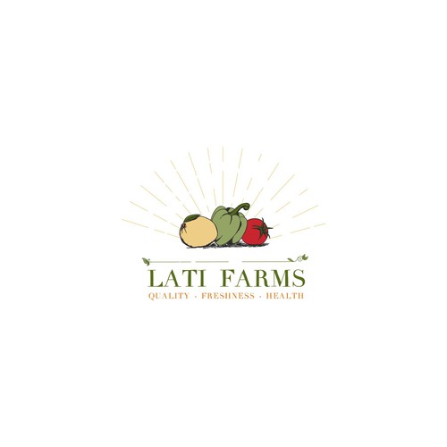 Logo for a Fresh Produce Company named Lati Farms | Logo & business ...