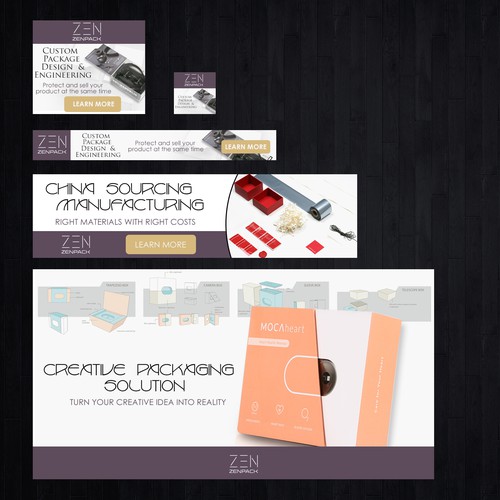 Packaging Design & Production Firm Banner Ads Contest | Banner ad contest