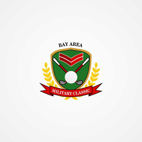 Create a cool golf/military logo for a charitable golf tournament ...